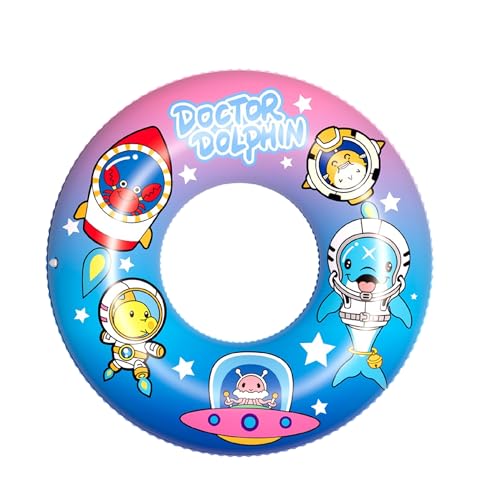 ToyMagic Space Theme Inflatable Floating Swimming Tube|60cm Swim Float ...