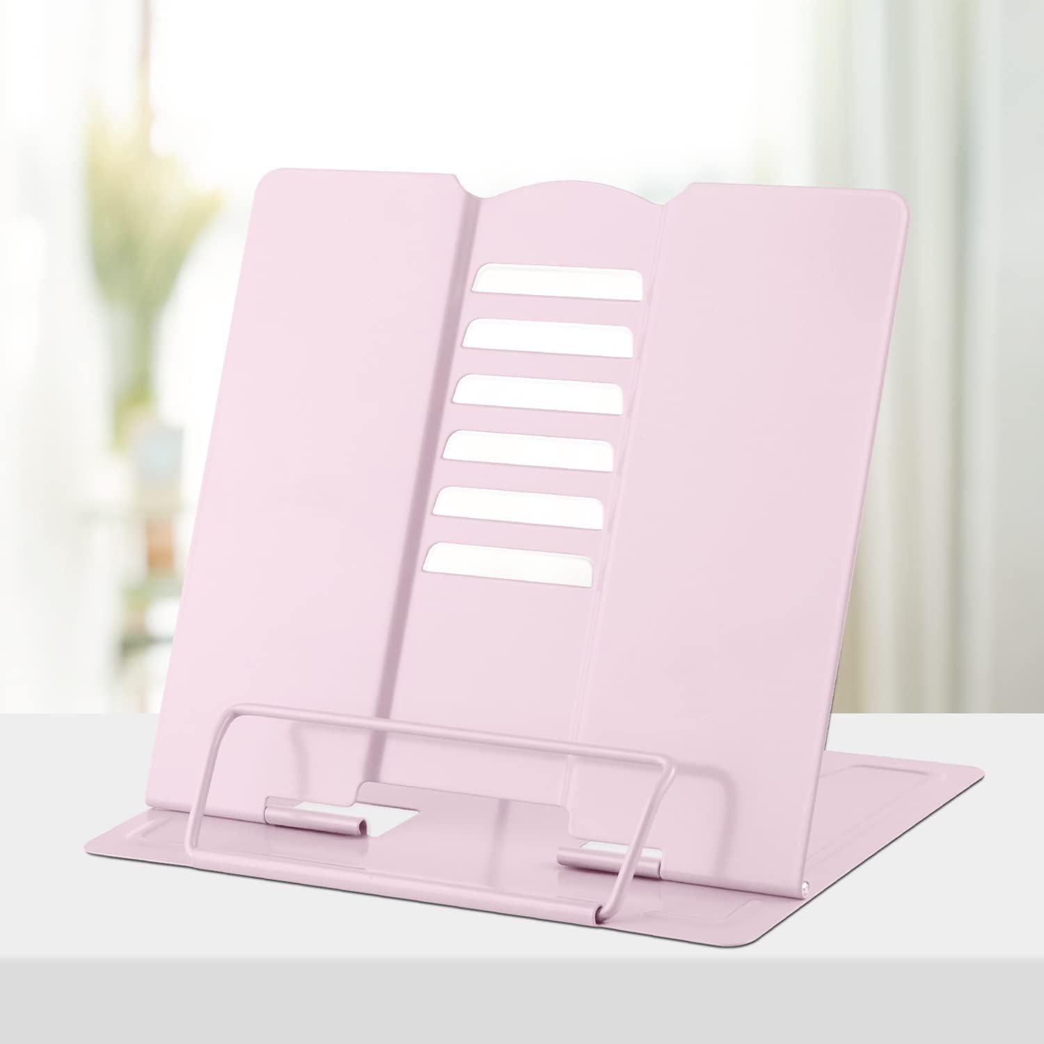 Amazon.com : Honagu Book Stand Metal Desk Book Holder, Book Holders for ...