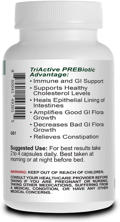 Amazon.com: Essential Source Triactive Prebiotics Capsules - Organic ...