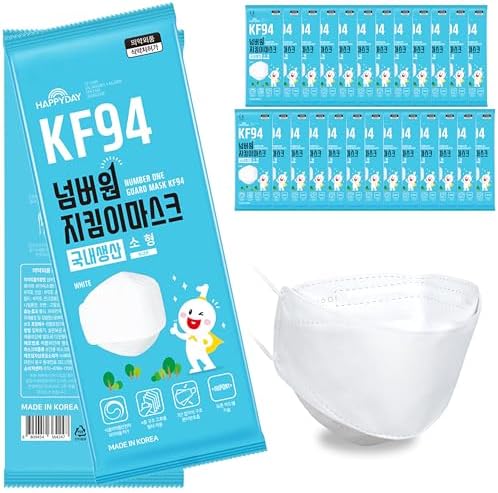 Amazon.com: HAPPYDAY A Set of 25 Packages Made in KOREA KF94 White Face ...