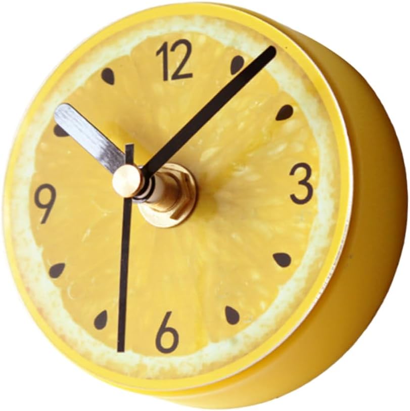 Amazon.com: HOLIDYOYO Refrigerator Clock Colored Magnets Lemon Fridge ...