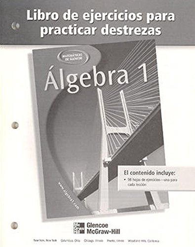 Algebra 1, Spanish Skills Practice Workbook: McGraw-Hill: 9780078277498 ...