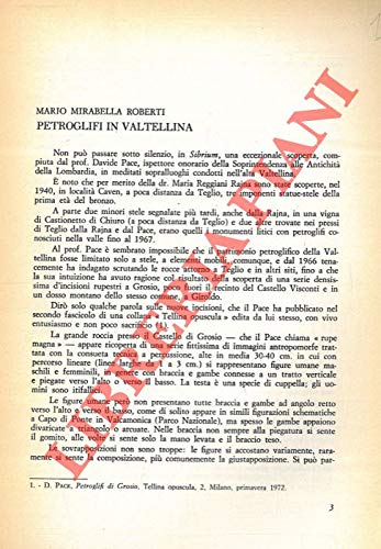 Amazon.com: Petroglifi in Valtellina.: MIRABELLA ROBERTI Mario -: Books