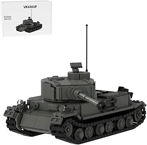Amazon.com: RBLOCTOYNY VK4501P Tank Building Blocks Set, WWII German ...