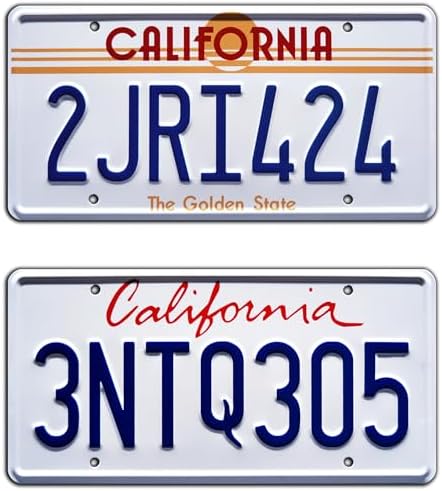 Fast and Furious | 2JRI424 + 3NTQ305 | Metal Stamped License Plates ...
