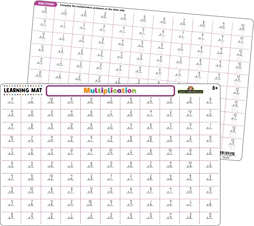 Top 11 Multiplication Learning Placemats for Young Math Enthusiasts