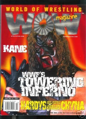 WORLD OF WRESTLING MAGAZINE (WOW) OCTOBER 2000 VOL 2 ISSUE 6-KANE COVER ...