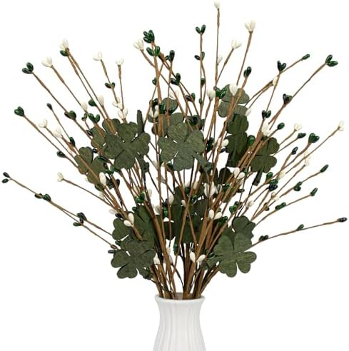 Amazon.com: Profully 16Inch St Patrick’s Day Picks, Green Clover Berry ...