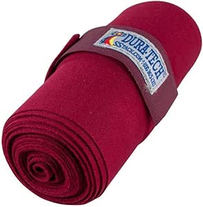 Amazon.com : Dura-Tech Standing Wraps for Horses | Color Burgundy ...