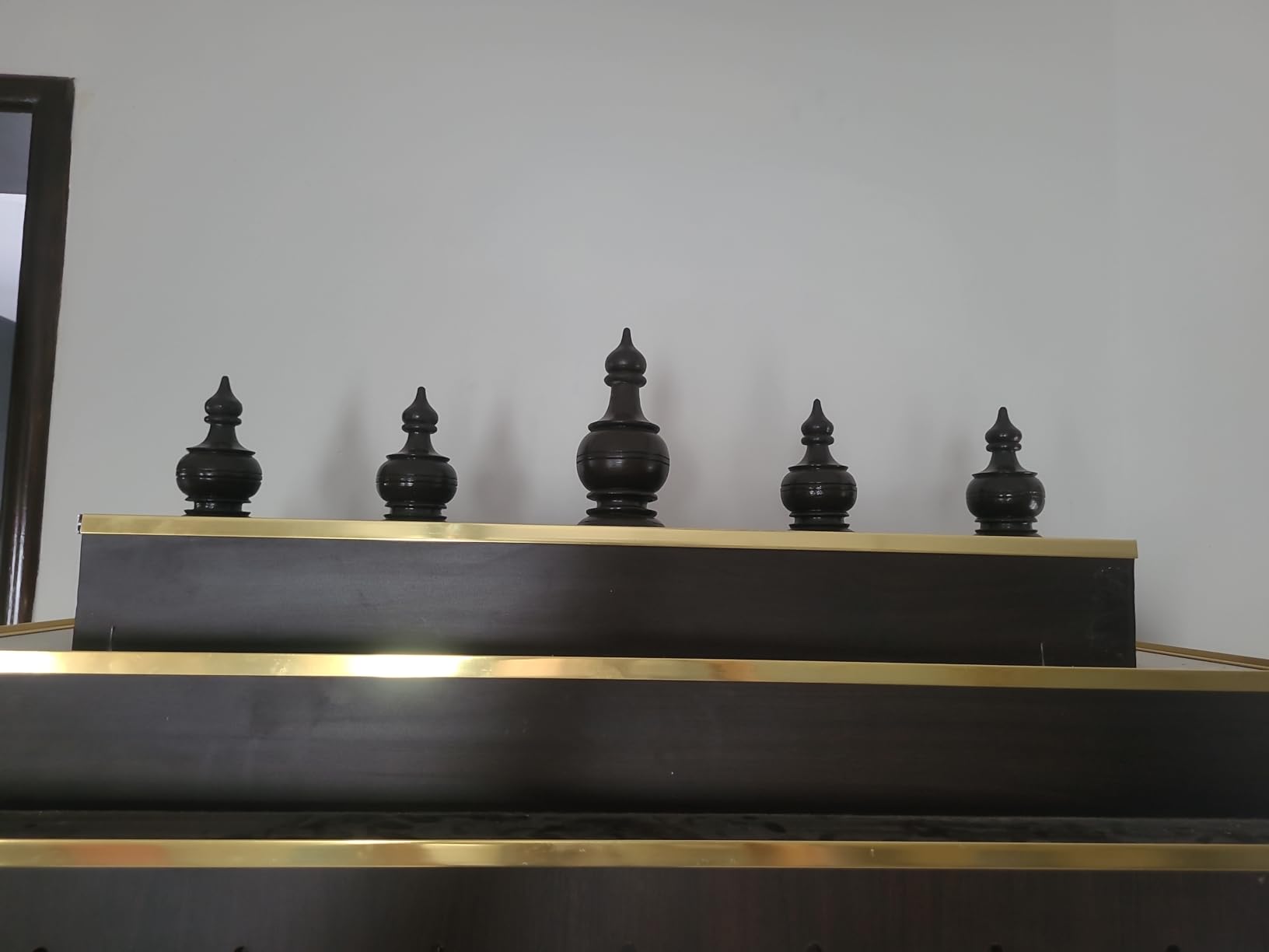 Wooden Teak Pooja Top Kalasam with Multiple Seletion - Kalash (5 ...