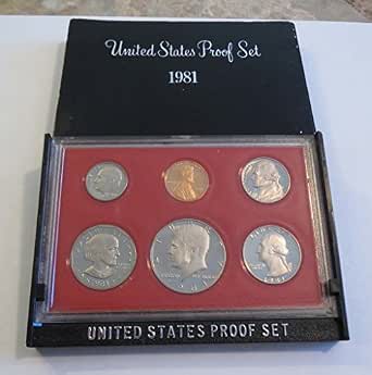1981 S Proof Set TYPE 2 Uncirculated at Amazon's Collectible Coins Store