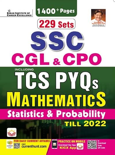 Buy SSC CGL and CPO Including TCS PYQs Mathematics Statistics and ...