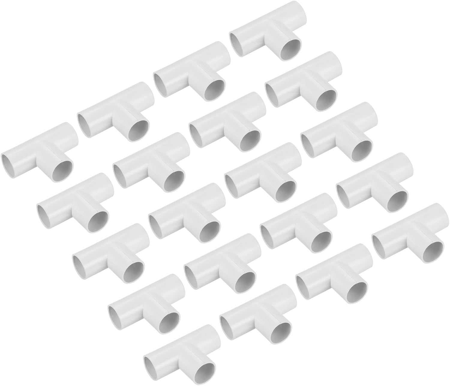 Amazon.com: MECCANIXITY PVC Conduit Coupler T-Shaped Fittings 20mm 3 ...