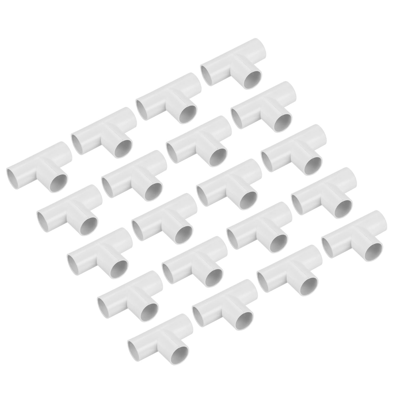 Amazon.com: MECCANIXITY PVC Conduit Coupler T-Shaped Fittings 20mm 3 ...