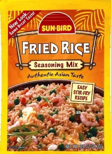 Amazon.com : Sunbird Fried Rice Mix, 0.75 Ounce, (Pack of 6) : Grocery ...