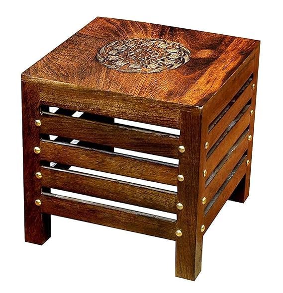 Delulu Art Dream Decor Shoppee, Wooden Stool Table Solid Wood Best Used ...
