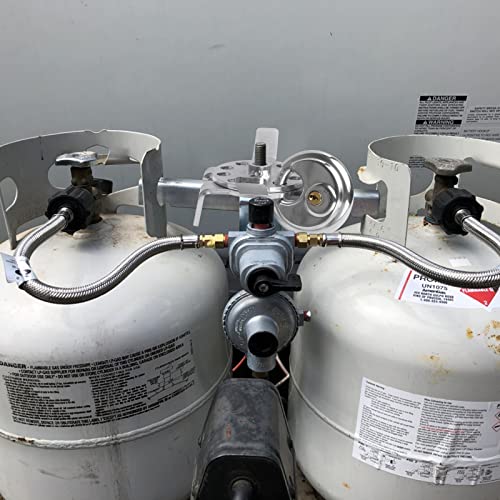 Snapklik.com : RV Double Propane Tank Locking Device 1/2Threads Shaft ...