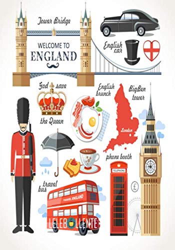 Welcome To England: Perfect Travel Journal & Notebook With Great ...