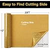 Amazon.com: TORC Gold Glitter HTV Heat Transfer Vinyl Roll 12 inch x 20 ...