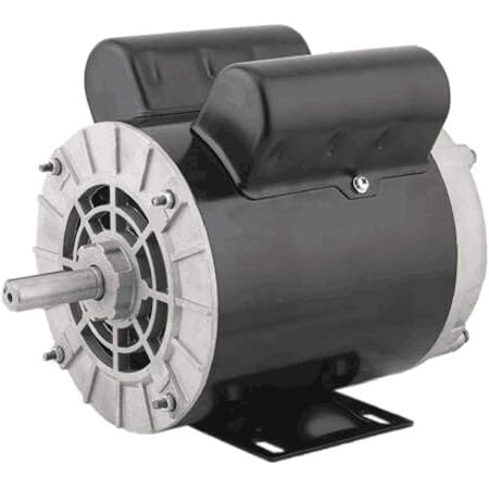 3 HP SPL 3450 RPM U56 Frame 115/230V Air Compressor Motor - Century ...