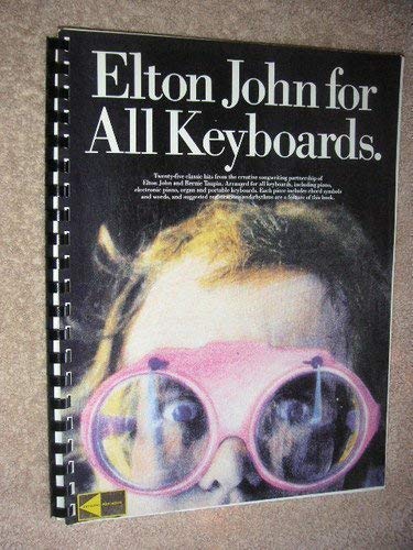 Amazon | Elton John for All Keyboards: For Piano, Electronic Piano ...