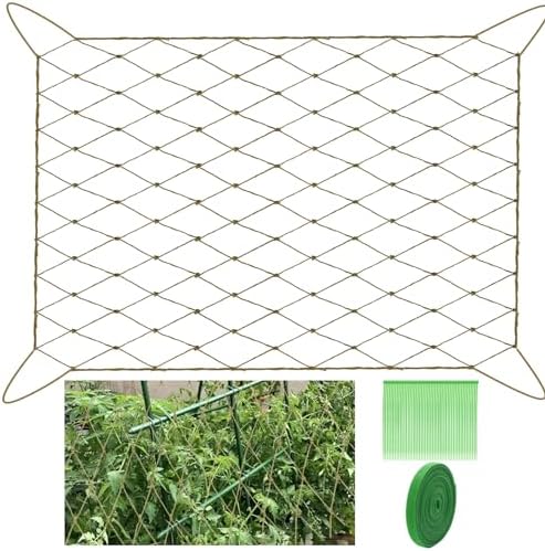 Amazon.com : 1Pack 6 Ft x 20 Ft Plant Support Netting Jute Garden ...