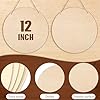 Amazon.com: Suzile 30 Pcs 12 Inch Wood Rounds for Crafts Unfinished ...