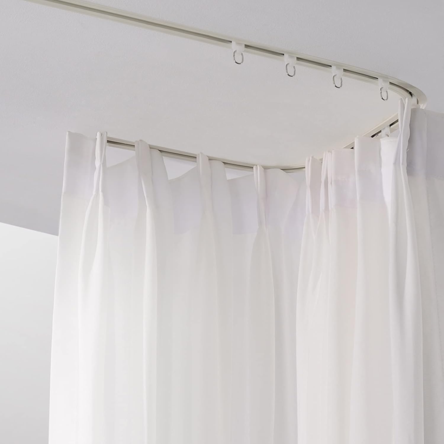 Amazon.com: ZAQYCM Hidden Curved Curtain Track Extra Long 1m 2m 5m 10m ...