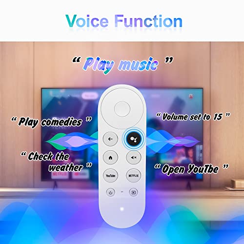 Snapklik.com : Replacement Voice Remote For Google Chromecast 4K Snow ...