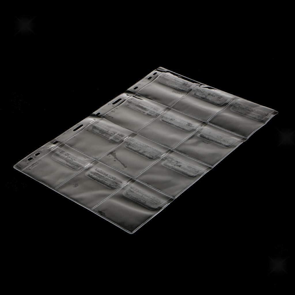 Coin Storage Album Pages 12 Pockets Coin Capsules Pack of 10 : Amazon ...