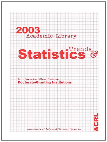 Amazon.com: 2003 Academic Library Trends and Statistics: Doctorate ...