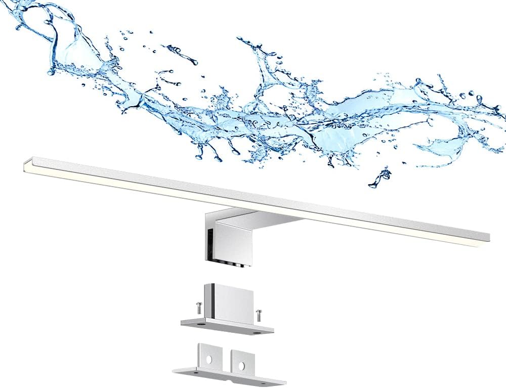 A.T.Lums LED Spiegelleuchte Bad - 12W Badezimmer Lampe 42CM ...