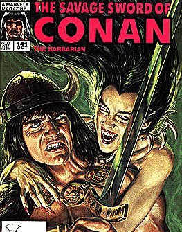 Amazon.com: Savage Sword of Conan Magazine (1974 series) #141: Marvel ...