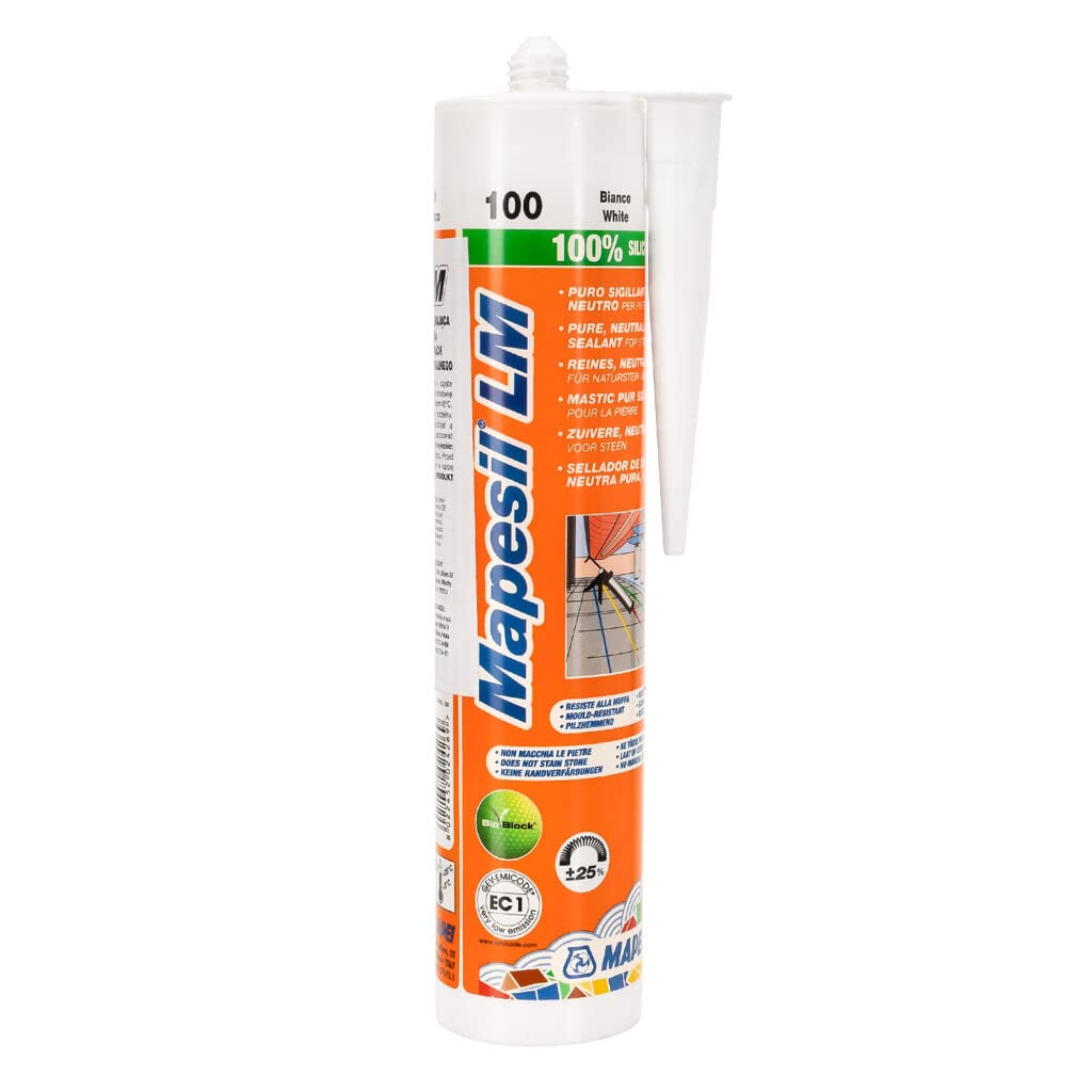 Mapei LM Mapesil 100 White 310ml : Amazon.co.uk: DIY & Tools