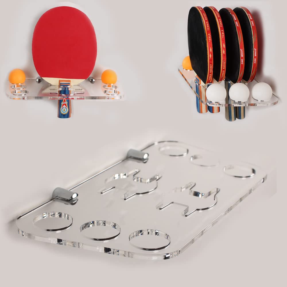 Ping Pong Paddle Storage Rack Table Tennis Racket Display Wall ...