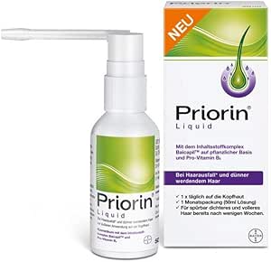 Priorin liquid for external hair loss(1) and thinning hair 50ml ...