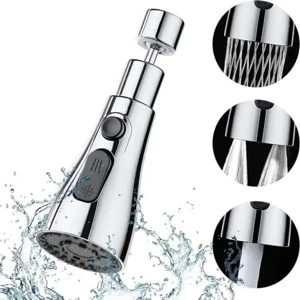 Pratiti Enterprise 360 Degree Movable Faucet Aerator Infinity 3 Mode ...