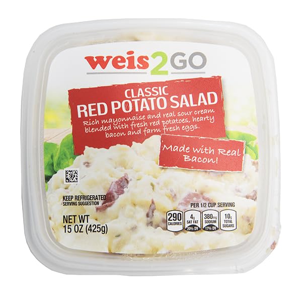 Amazon.com: Weis 2 Go, Red Potato Salad, 15 Ounce : Grocery & Gourmet Food