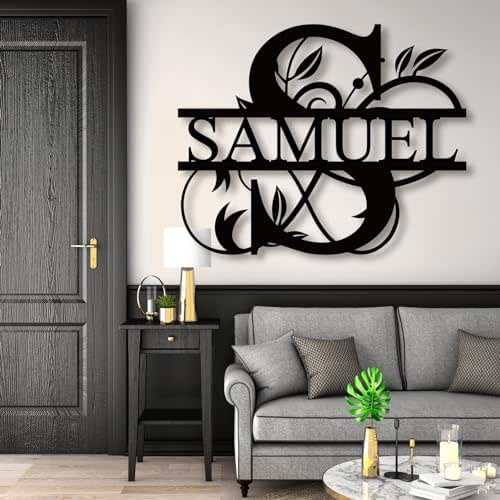 Amazon.com: Metal Signs Customized,Personalized Name Sign,Metal Name ...