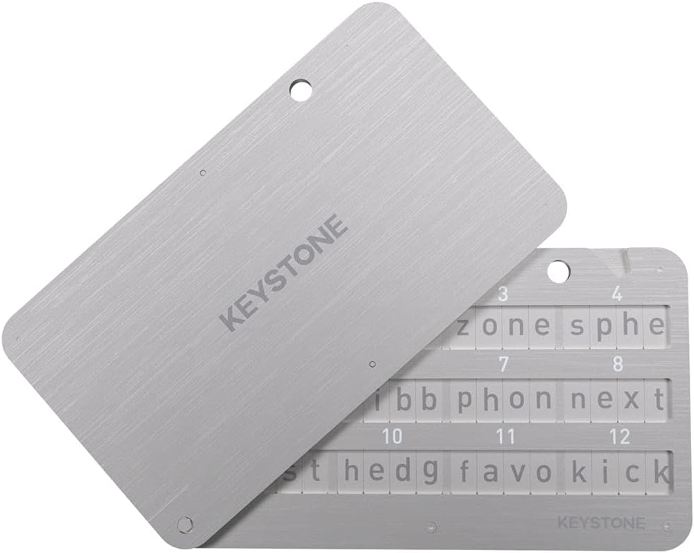 Amazon.com: KEYSTONE Crypto Seed Storage, Cryptosteel Capsule Metal ...