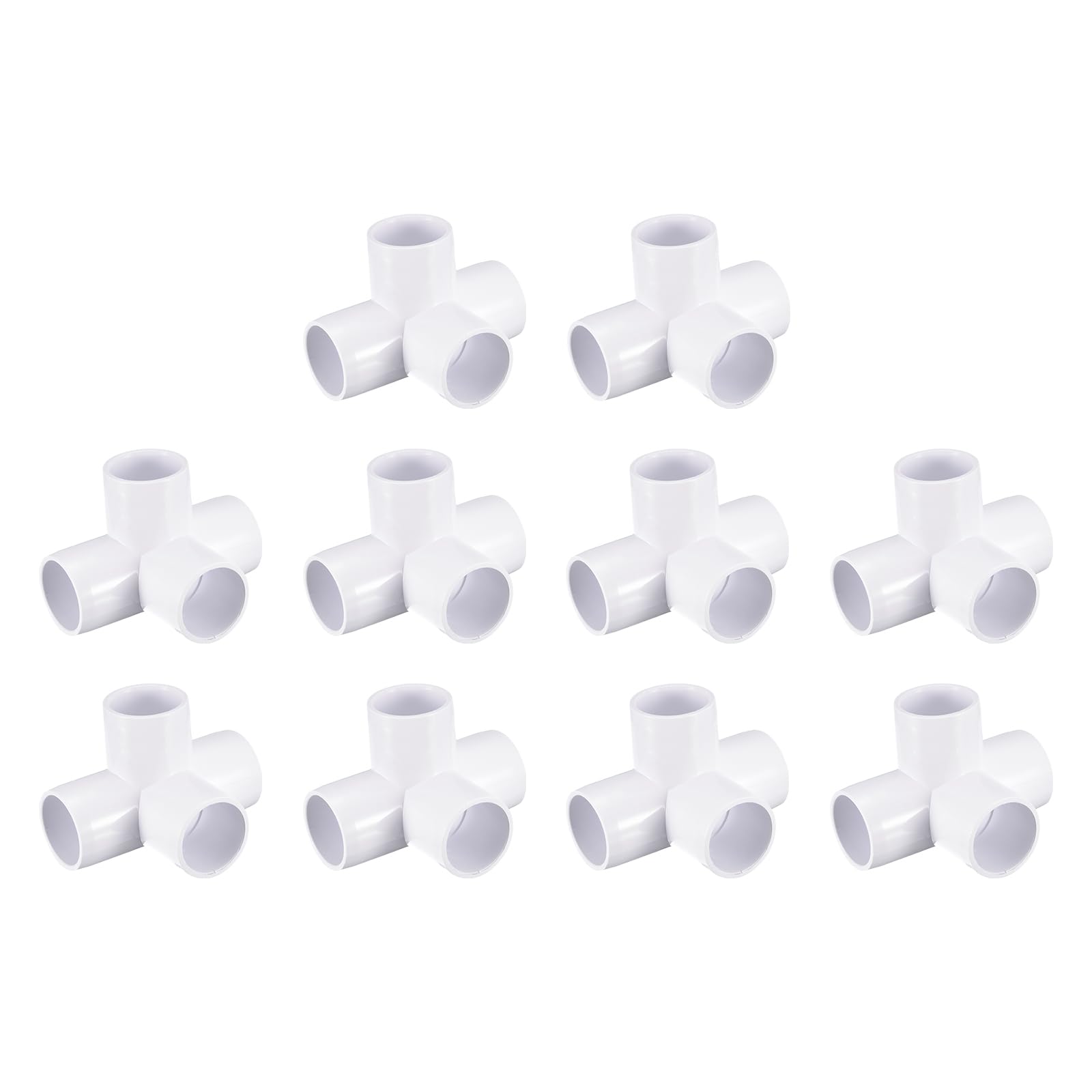 Amazon.com: uxcell 15Pack 4 Way PVC Fittings, 3/4 Inch PVC Pipe Fitting ...