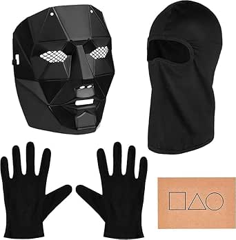 Amazon.com: The Game Mask + Balaclava + Black Gloves + 1x Game Card for ...