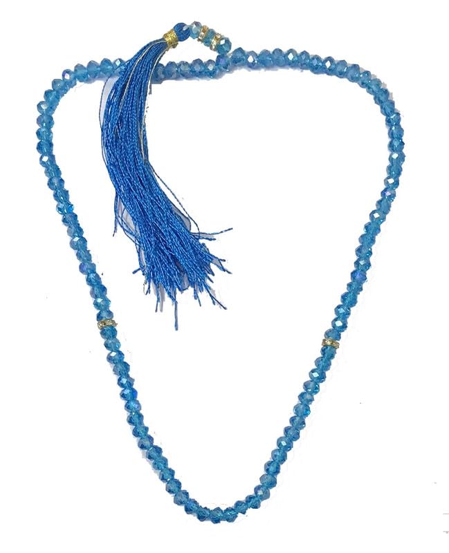 Atlara Misbah/Tasbih Islamic Salat Prayer Tasbeeh Crystal 100 Beads ...