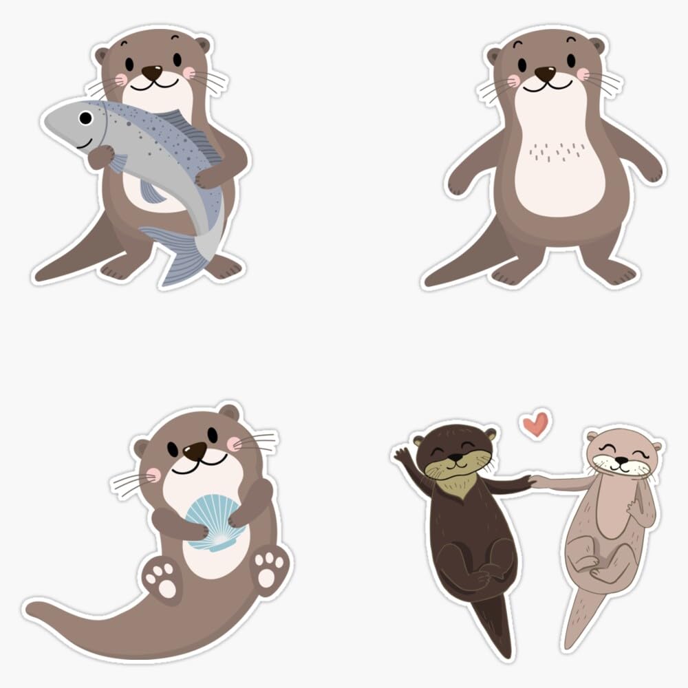 Amazon.com: Funny Otter Packs- Otterly Disgusting Cute Otter Animal ...