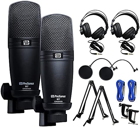 Amazon.com: PreSonus M7 Cardioid Condenser Microphone Accessory Pack ...