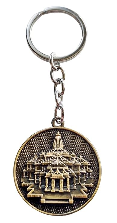 MJ Ragav Jai Shree Ram Janmabhoomi Mandir Ayodhya Double Sided Gift ...