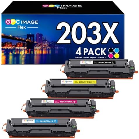 GPC ImageFlex Compatible Toner Cartridges Replacement for HP 203X 203A ...