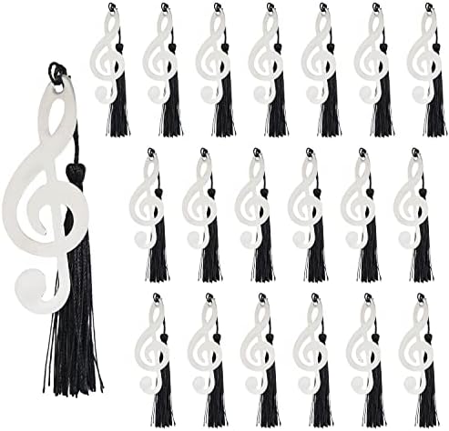 Amazon.com: Honbay 20PCS Metal Musical Notes Bookmarks with Tassel ...