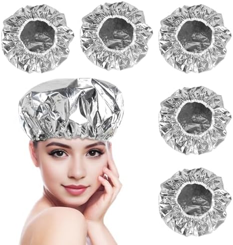 Amazon.com : Generic Aluminum Foil Hair Heat Hat, 5pcs Aluminum Foil ...