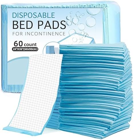 Amazon.com: Heavy Duty Bed Pads for Incontinence & Baby Changing, 24x36 ...